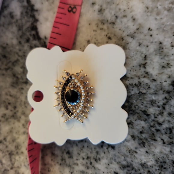 Fashion | Jewelry | Evil Eye Rhinestone Pin Brooch | Poshmark